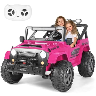 Funcid 24V 2-Seater Kids Electric Truck with Remote Control, Bluetooth ...