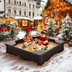SandLock Extra Large Outdoor Sandbox 5 x 10 ft. with Vented Cover ...