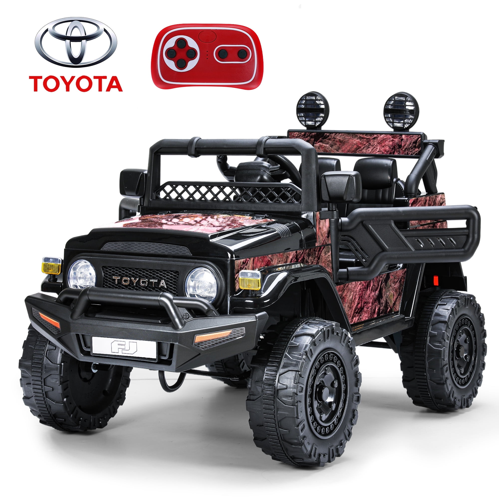 FUNTOK Licensed Toyota FJ Cruiser 12 Volts 7AH Kids Electric Ride on ...