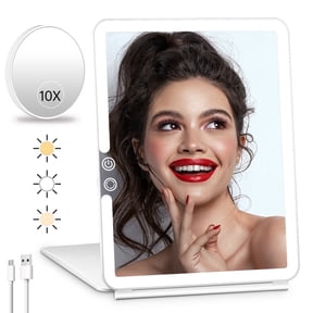 IDFINE Makeup Vanity Mirror with Lights, 1X 2X 3X Magnification ...