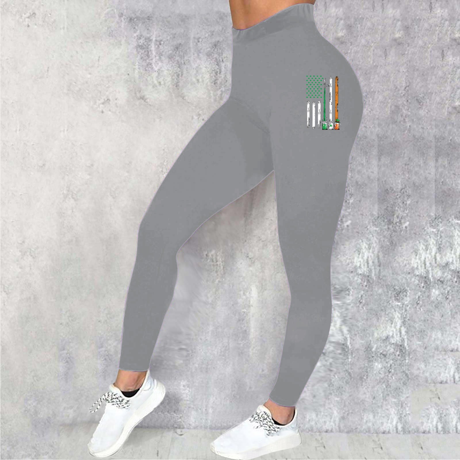 FUNUONY BIG Sale!! St. Patrick's Day Shamrock Leggings 3D Printed Irish ...