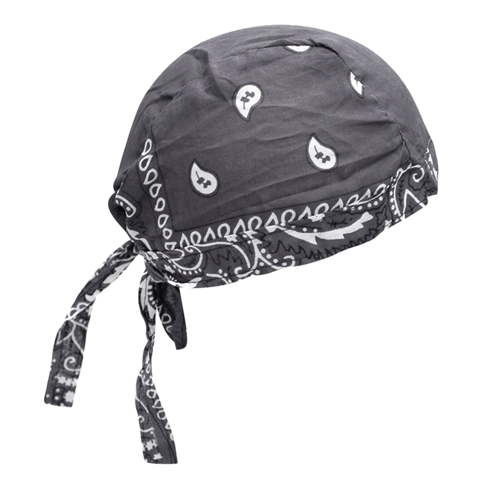 FUNUONY Pirate Bandana Hat Dew Rag, Cotton Hip-Hop Hat Head Scarf for ...