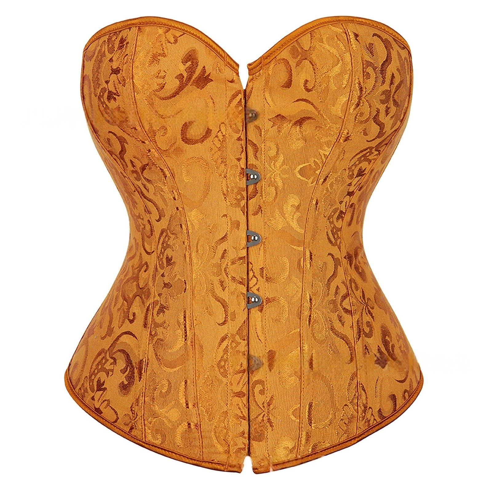 FUNUONY Corset Tops for Women Going Out Vintage Strapless Corset Crop ...