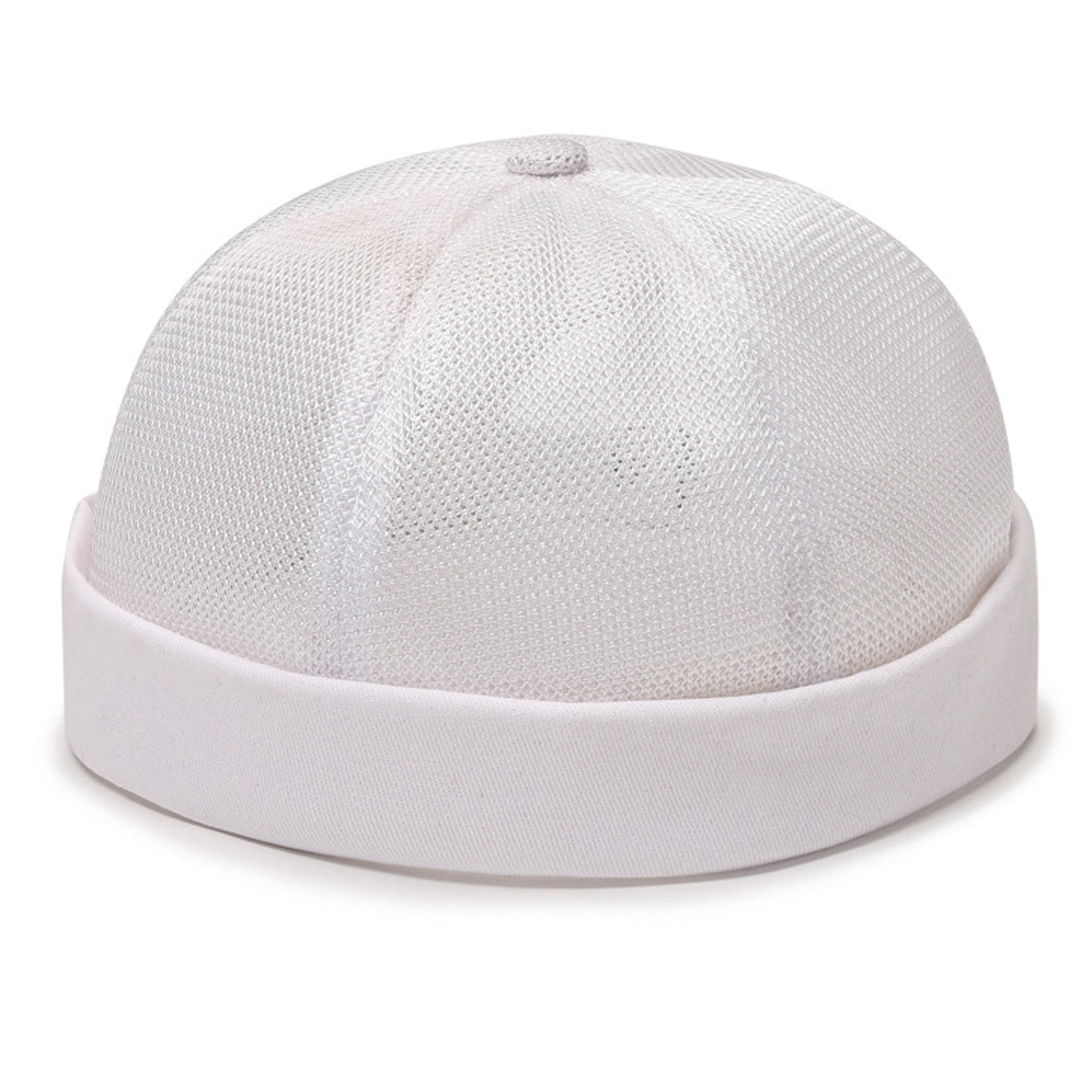 FUNUONY Men's Summer Mesh Brimless Docker Beanie Caps Fashion Outdoor ...