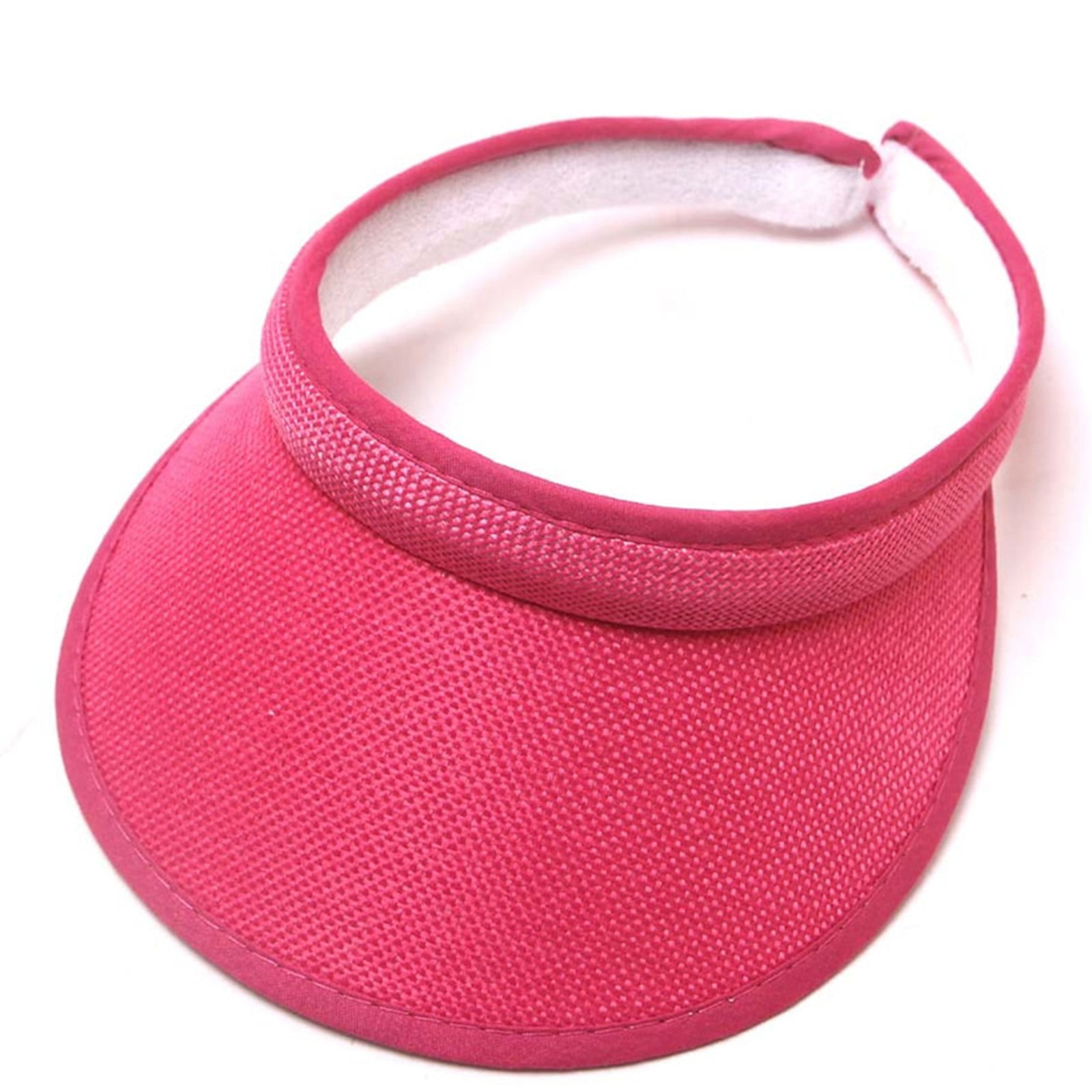 FUNUONY Upf 50+ Kids Visor Sun Hat Adjustable Girls High Ponytail ...