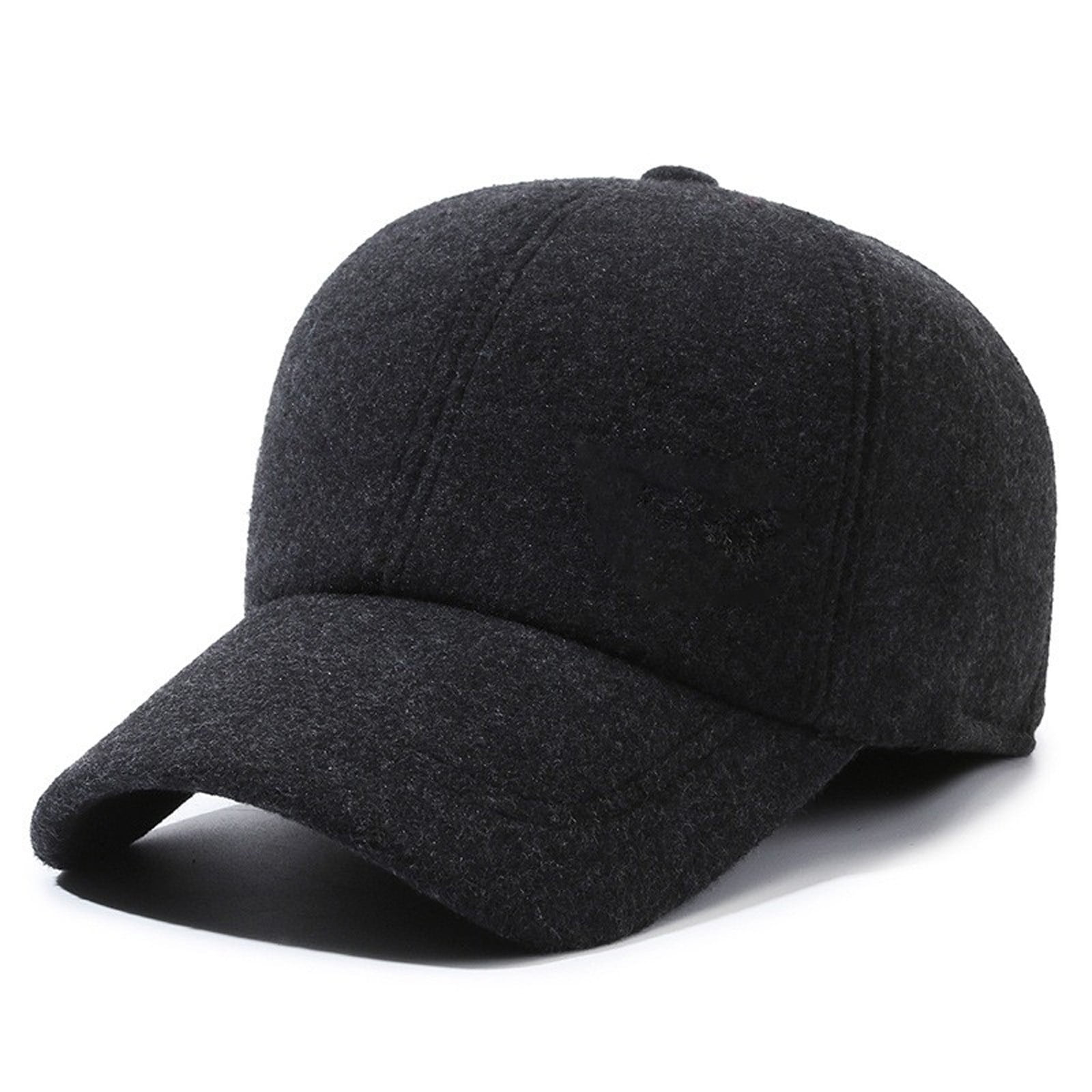 FUNUONY Winter Baseball Cap With Ear Flaps Outdoor Sports Cap Warm ...