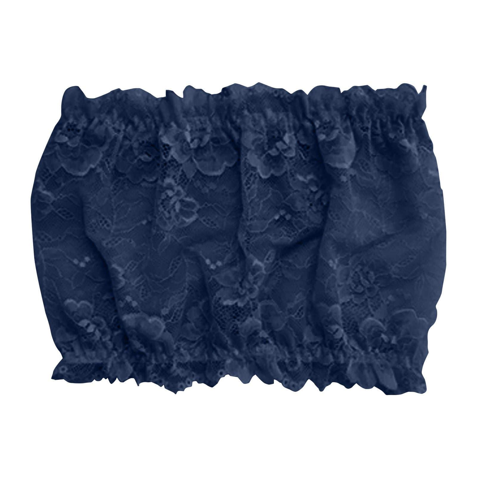 FUNUONY Women Lace Tube Tops Modesty Panel Cleavage Cover for Low ...