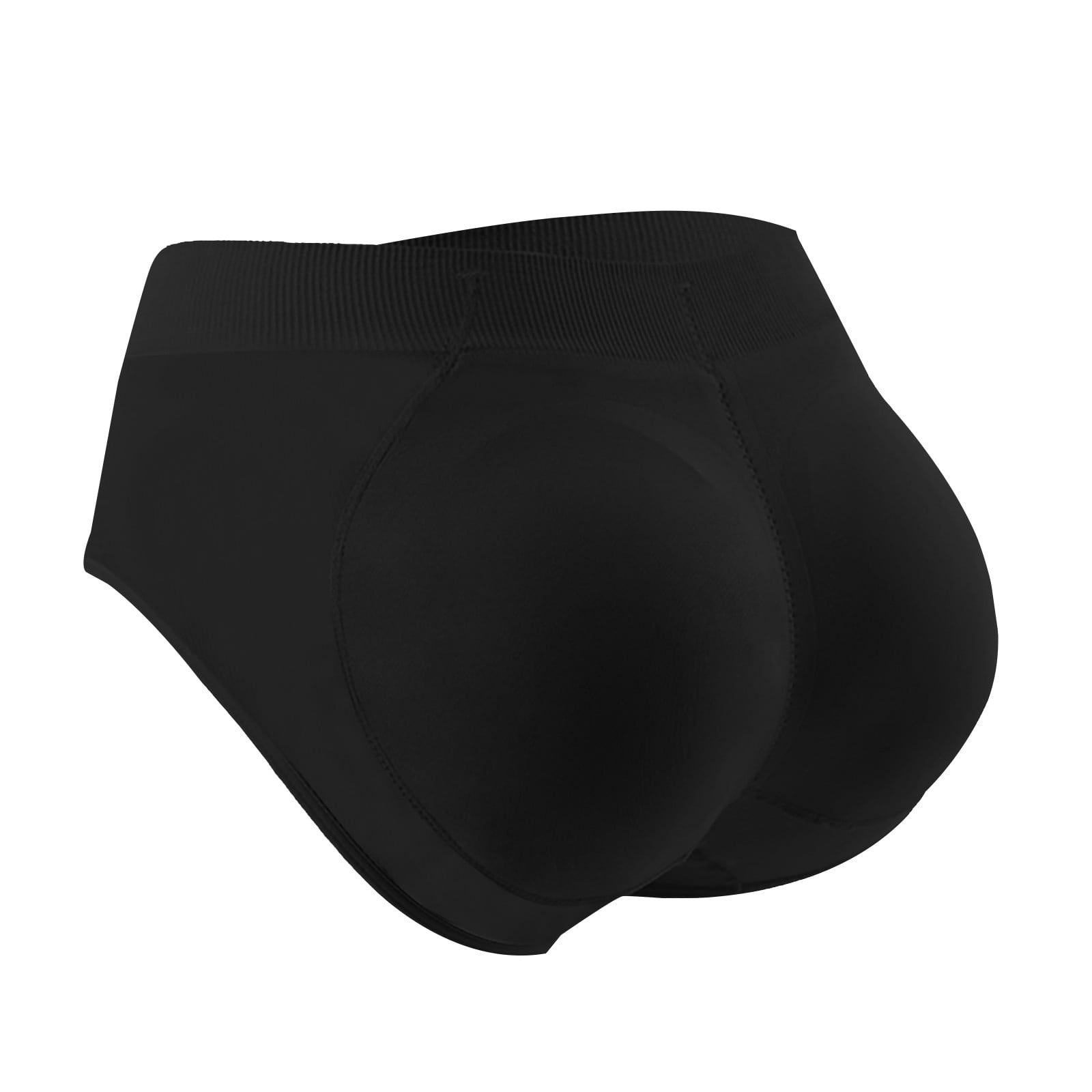 FUNUONY Women's Solid Color Detachable Hip Pad Peach Hip Shaping ...