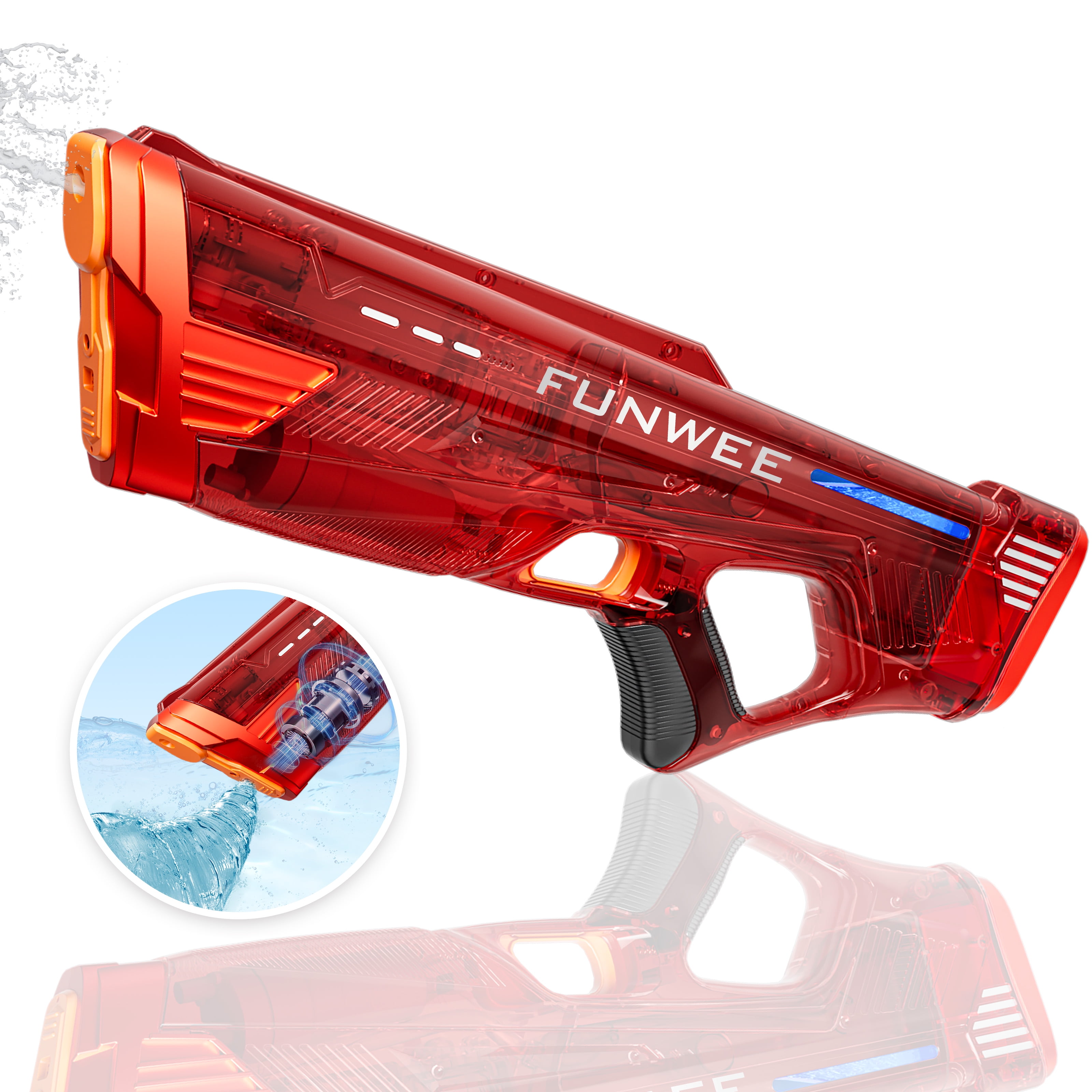 Electric Water Gun for Adults Kids, Powerful Automatic Squirt Gun, High ...