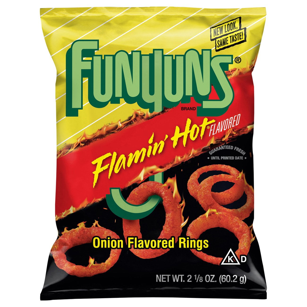 FUNYUNS Flamin' Hot Onion Rings - 2.13 oz (Packaging Varies) - Walmart.com