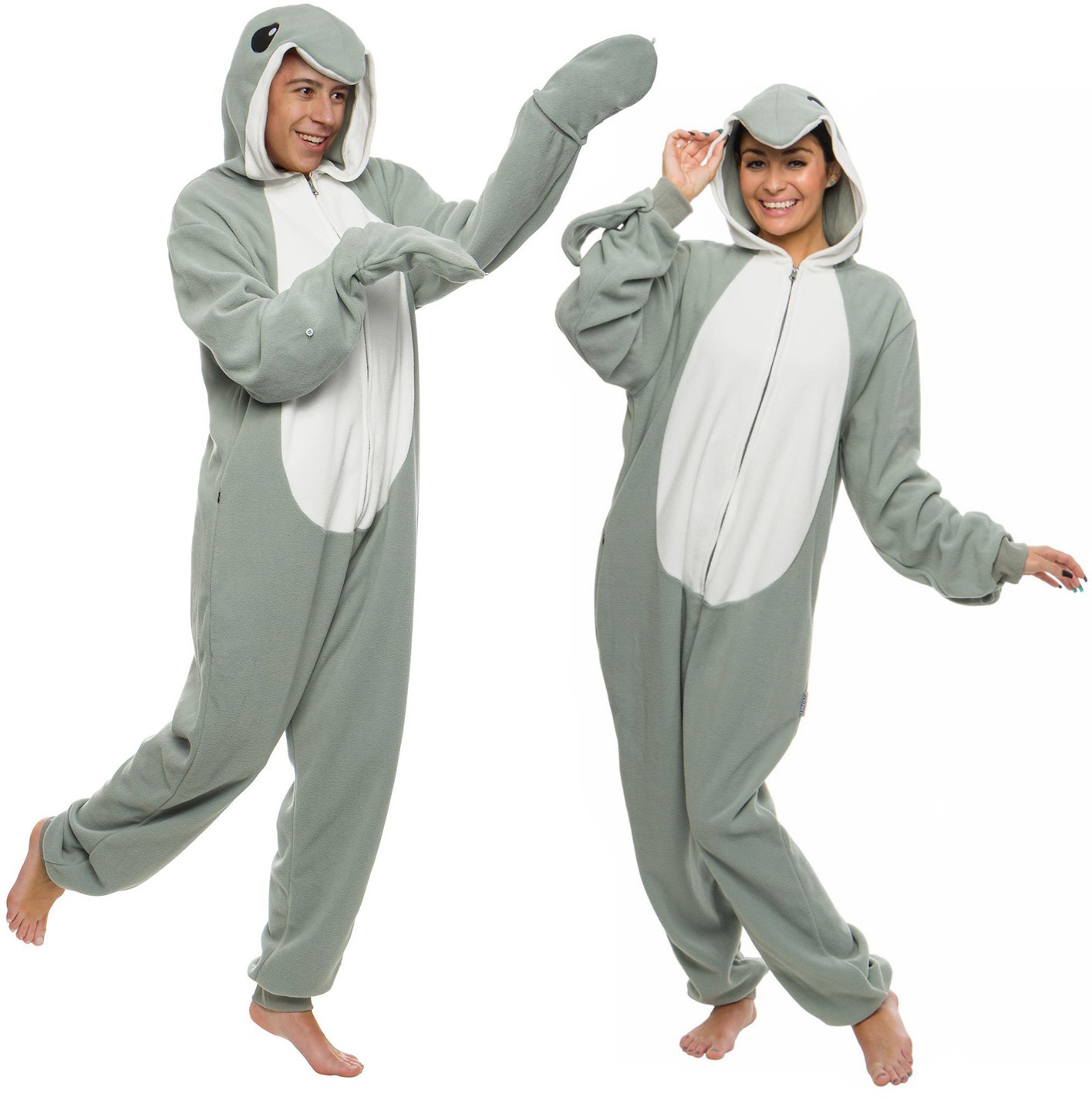 FUNZIEZ! - Dolphin Slim Fit Adult Unisex Novelty Union Suit - Large ...