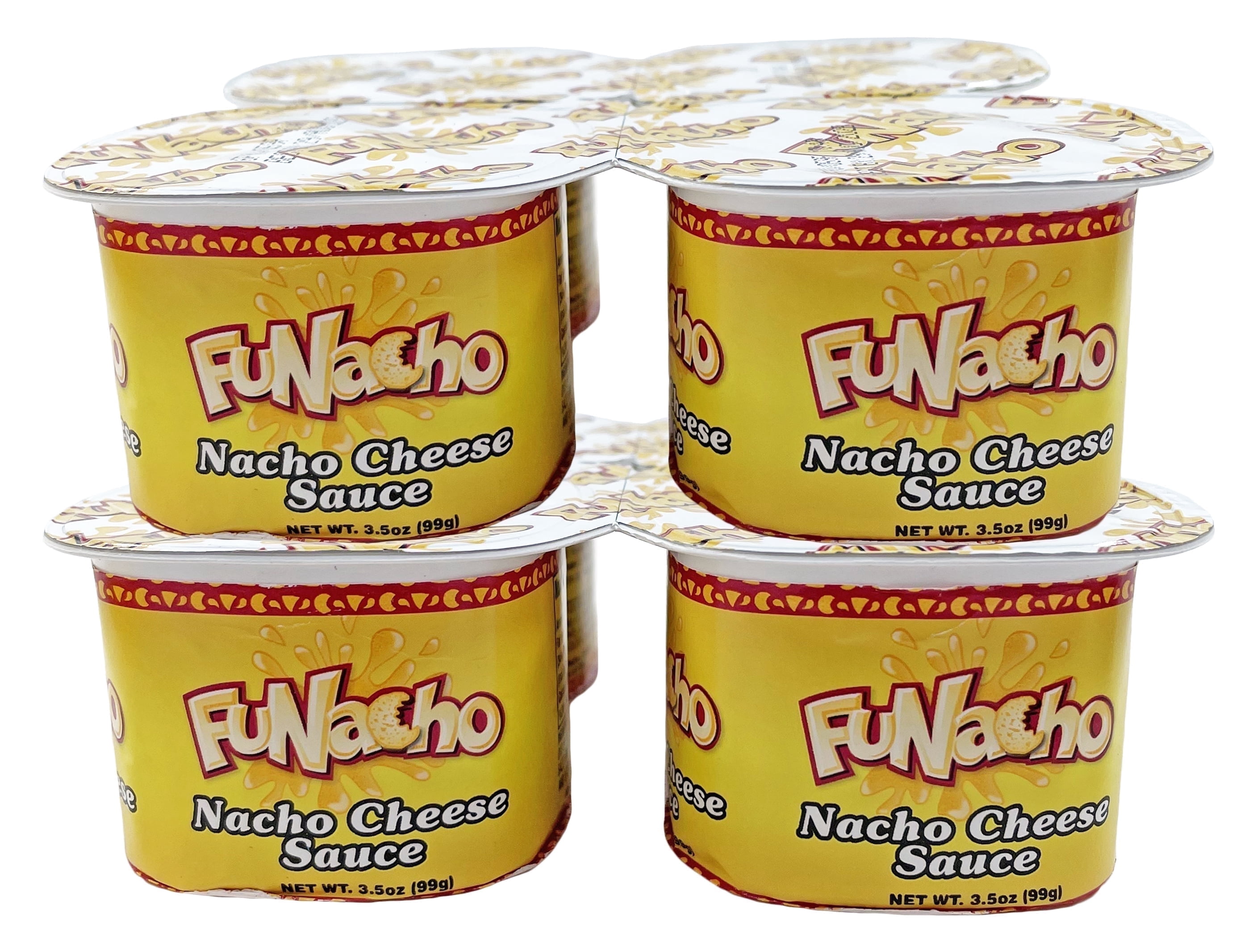 FUNacho Nacho Cheese Sauce Cup Snack Pack 3.5 oz. 8 Count - Walmart.com