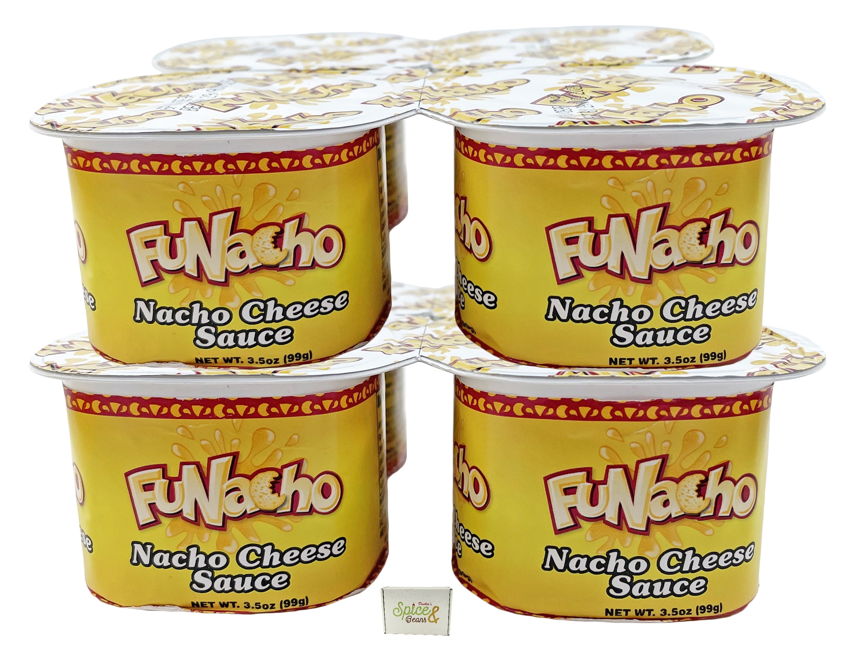 FUNacho Nacho Cheese Sauce Cup | Snack Pack 3.5 oz. | 8 Count - Walmart.com