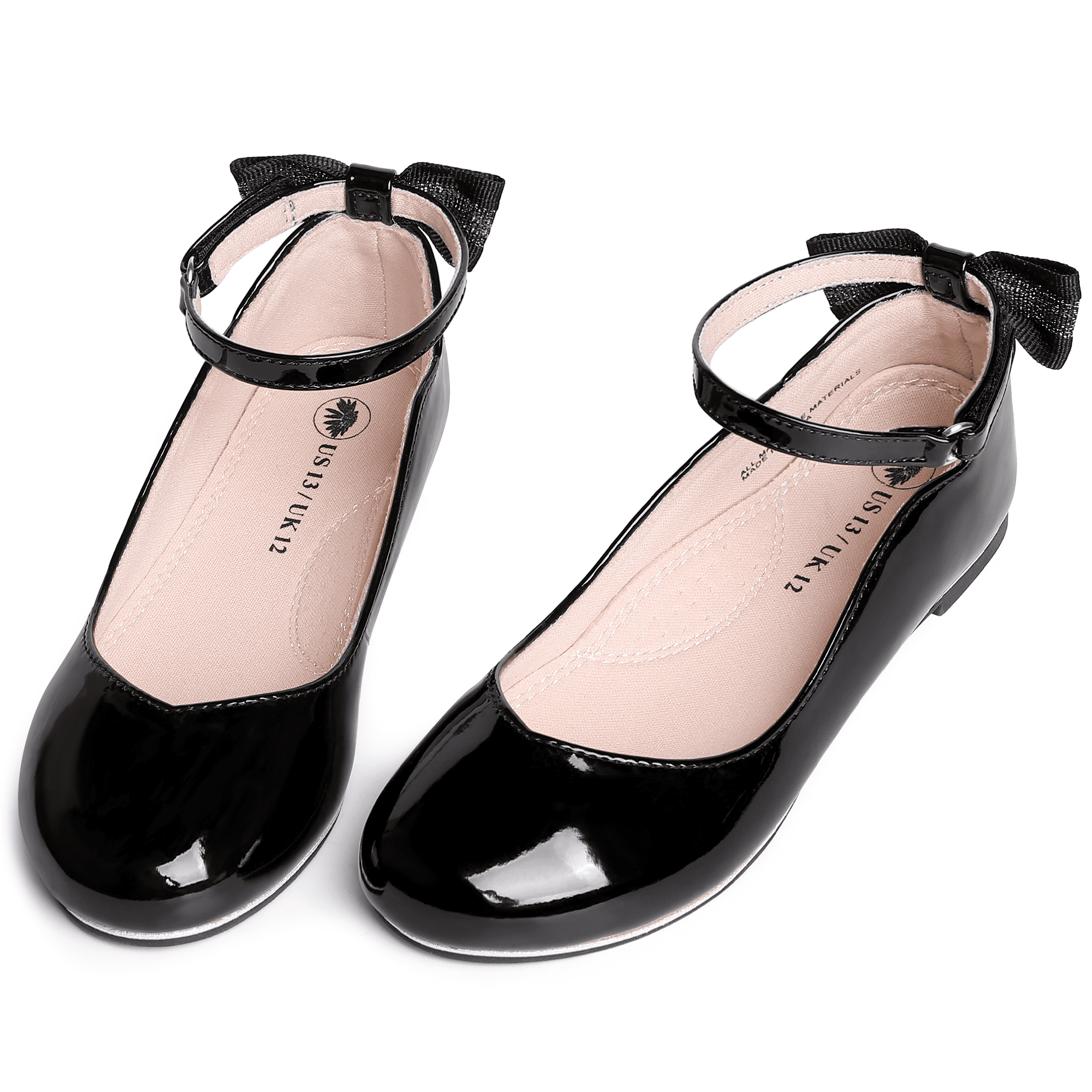 FUPPIA Girls Dress Shoes Girls Mary Janes Shoes Low Heel Princess Flats ...