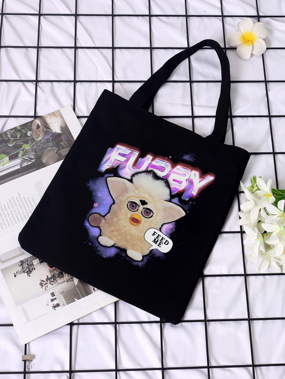 FURBY Vintage Bag, Homage Bag, Fan s, Retro 90s T-Bag Fan Art furby toy ...
