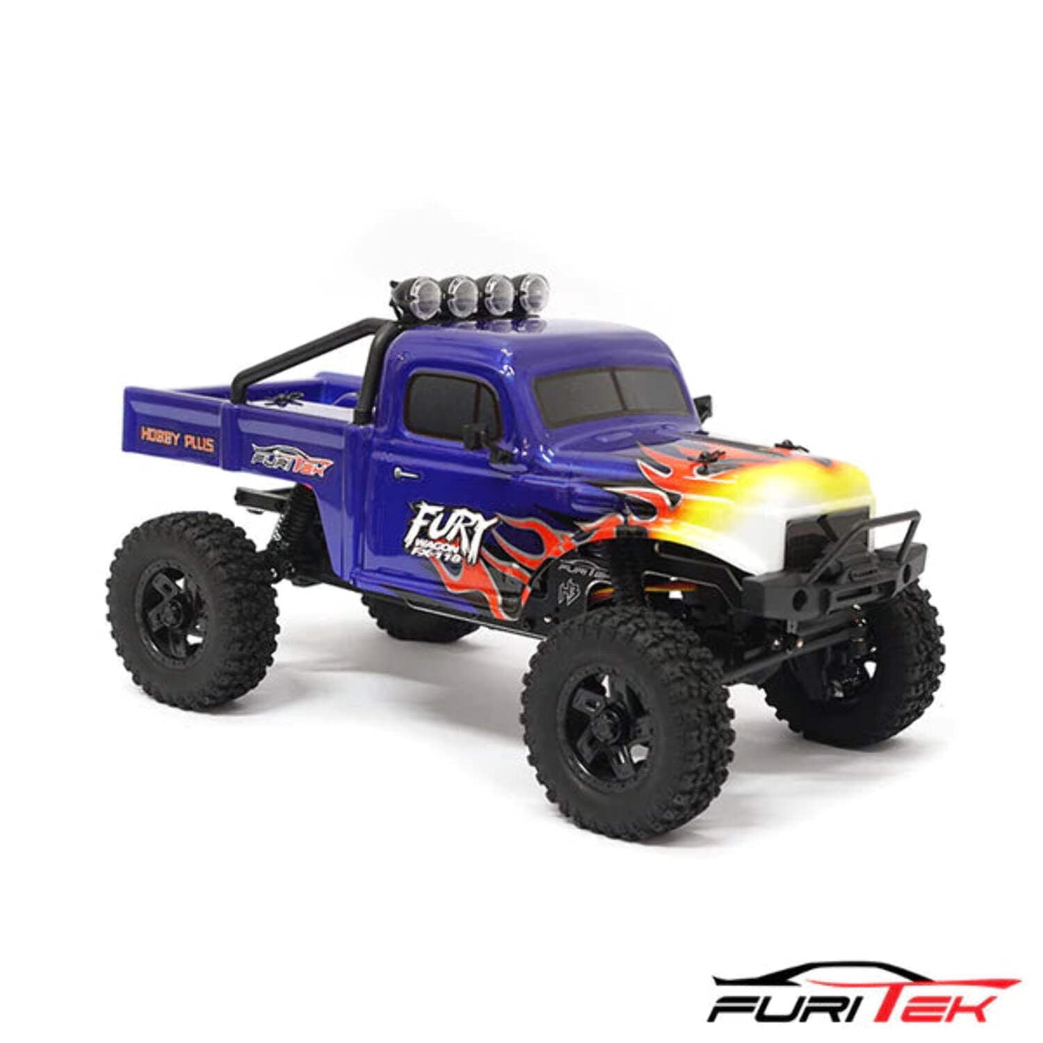 Furitek FX118 Fury Wagon 1/18 RC Crawler Kit, Brushless, Body Car Motor ...