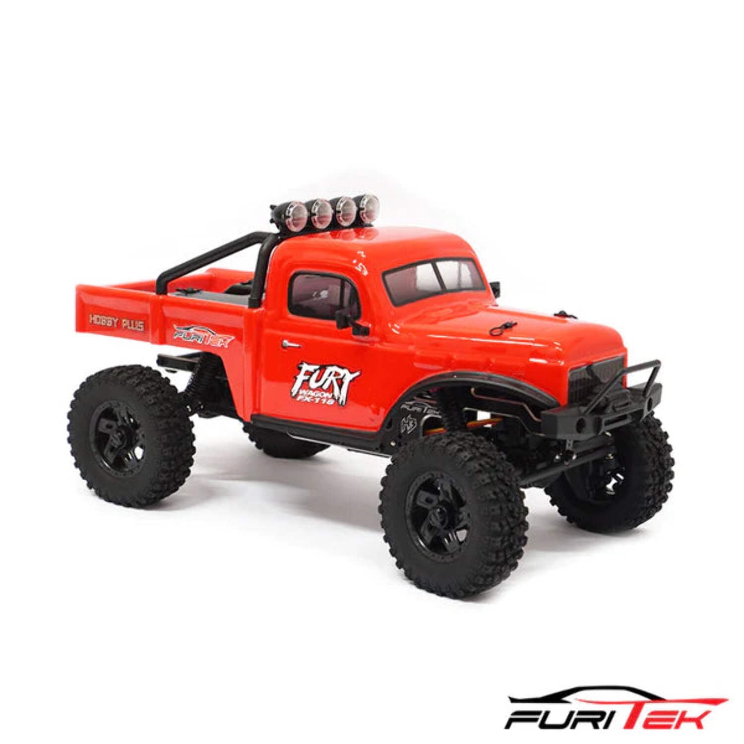 FURITEK FX118 FURY WAGON RTR BRUSHLESS 1/18 RC CRAWLER KIT (RED ...