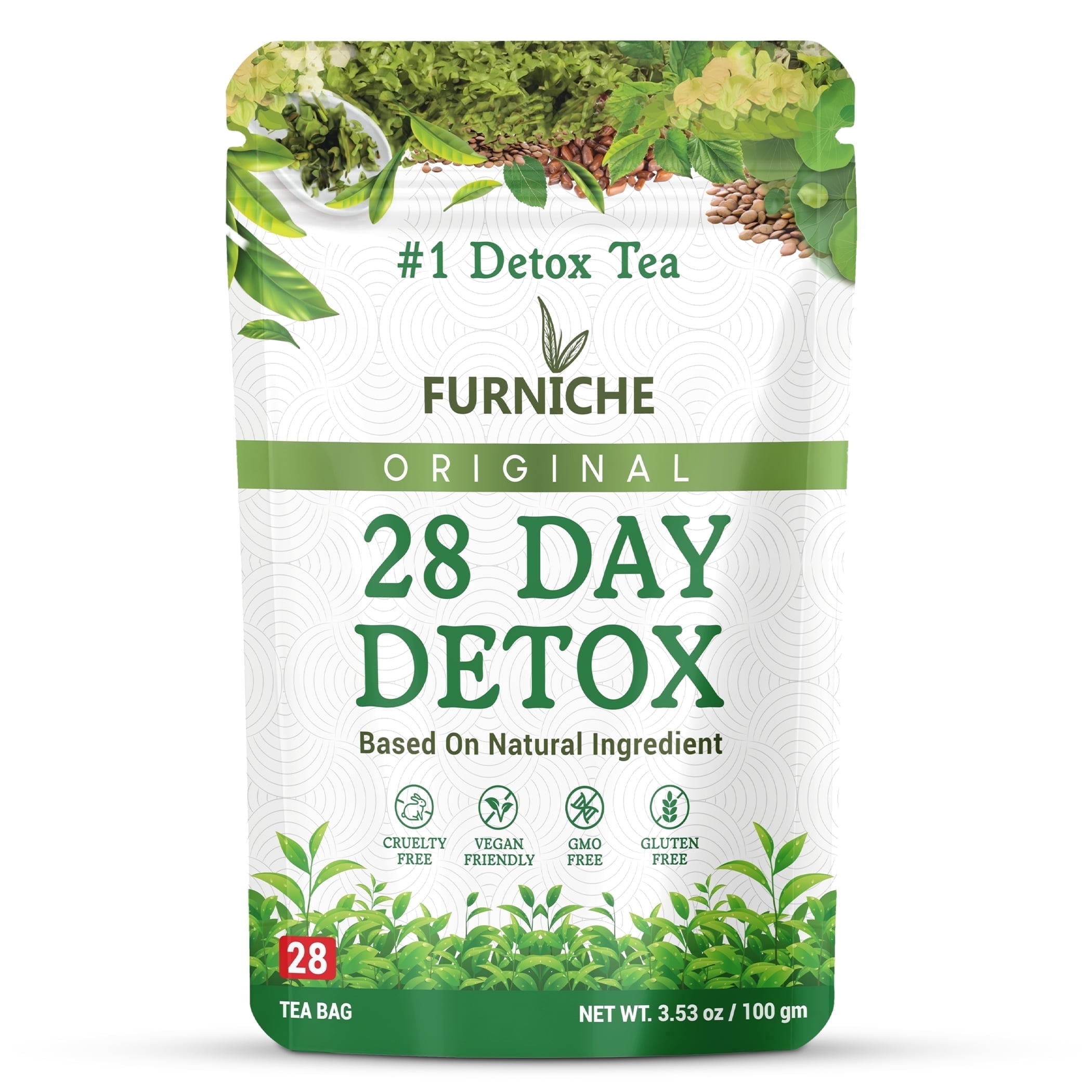Detox Tea – Natural Herbal Cleanse Tea for Metabolism, Bloating & Colon ...