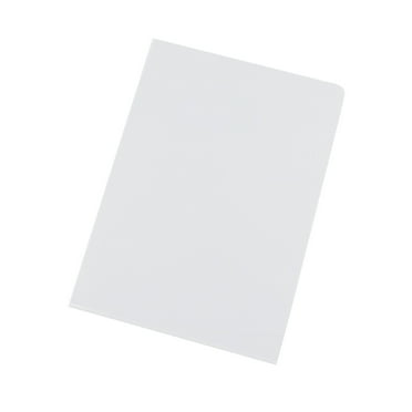 12pcs Clear Document Folder L-Type Plastic Folder Copy Safe Project ...