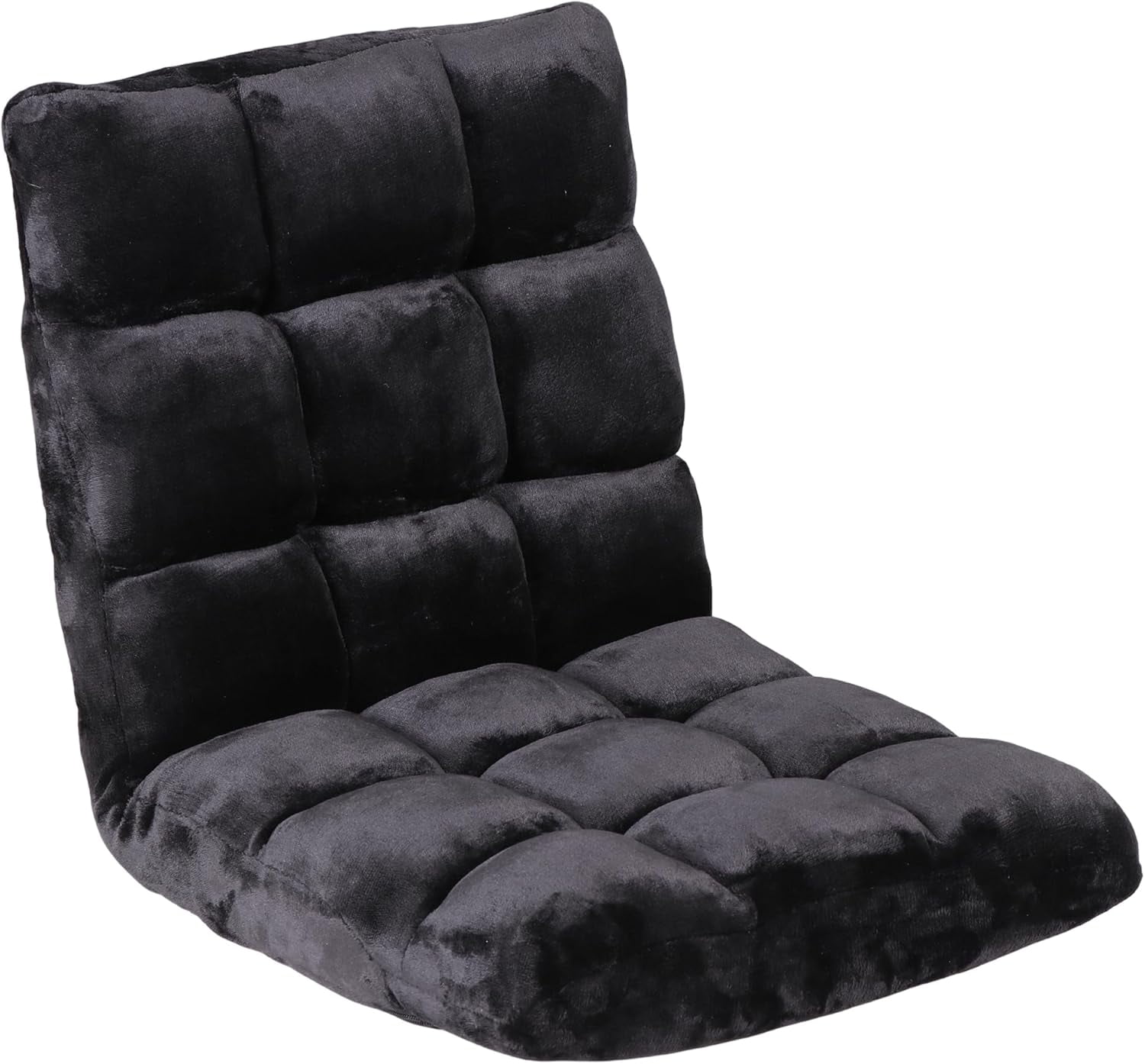 FURNO 14-Position Adjustable Floor Gaming Chair Foldable Memory Foam ...