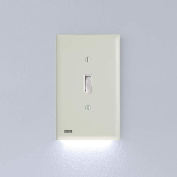 FURNO 3 Pack SwitchLight - for Single-Pole Switches - Switch Plate with ...