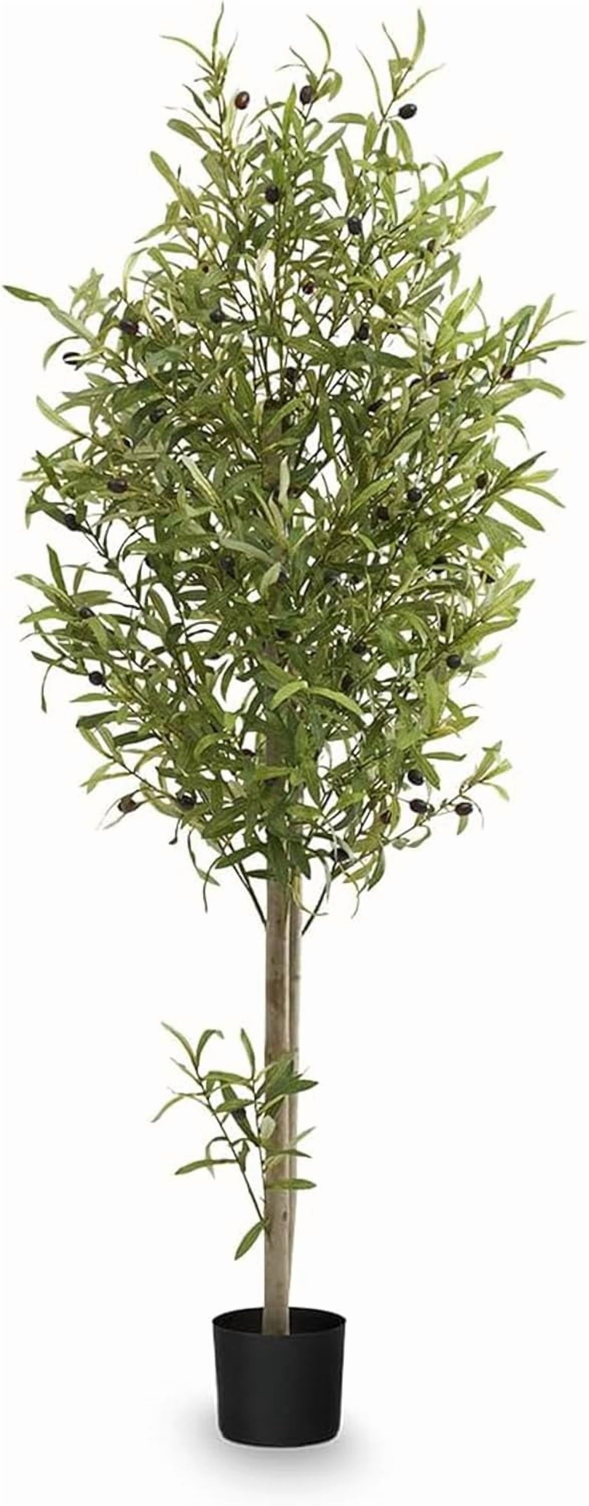 FURNO 5ft Artificial Olive Tree Plant for House, Apartment or Office ...