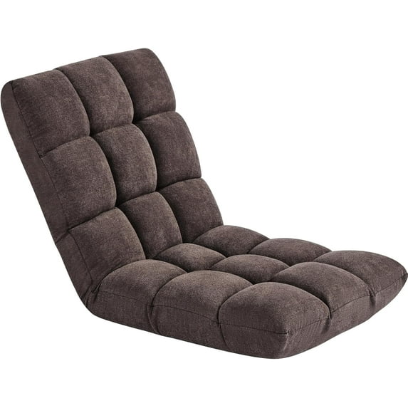 FURNO Floor Folding Chair with Back Support, Padded Folding Gaming Sofa ...