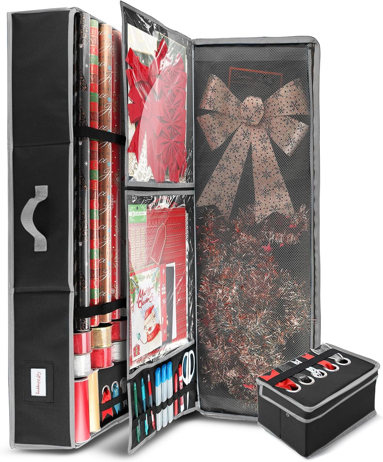 FURNO Holiday Storage with Extra 2 PC of Christmas Storage Bins and ...