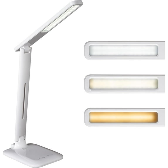 FURNO Slimline LED Desk Lamp – Touch Activated Controls, 3 Brightness ...