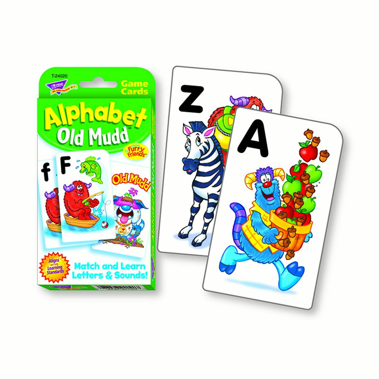 Alphabet Old Mudd (Furry Friends) Challenge Cards - Walmart.com