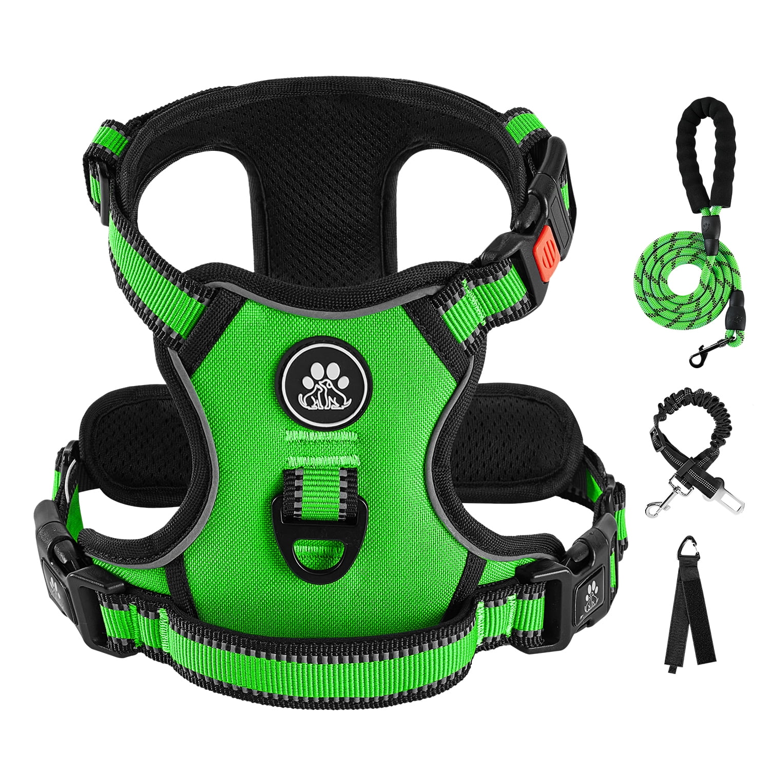 FURRYFECTION Dog Harness and Leash Set, No-Pull & No Choke Dog Vest ...
