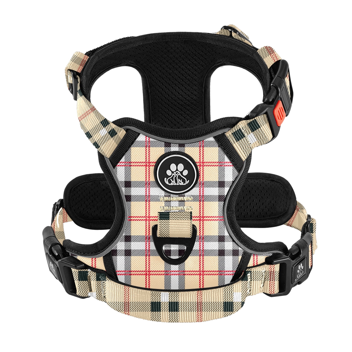 FURRYFECTION Dog Harness, No Pull Dog Vest Harness, Reflective No-Choke ...