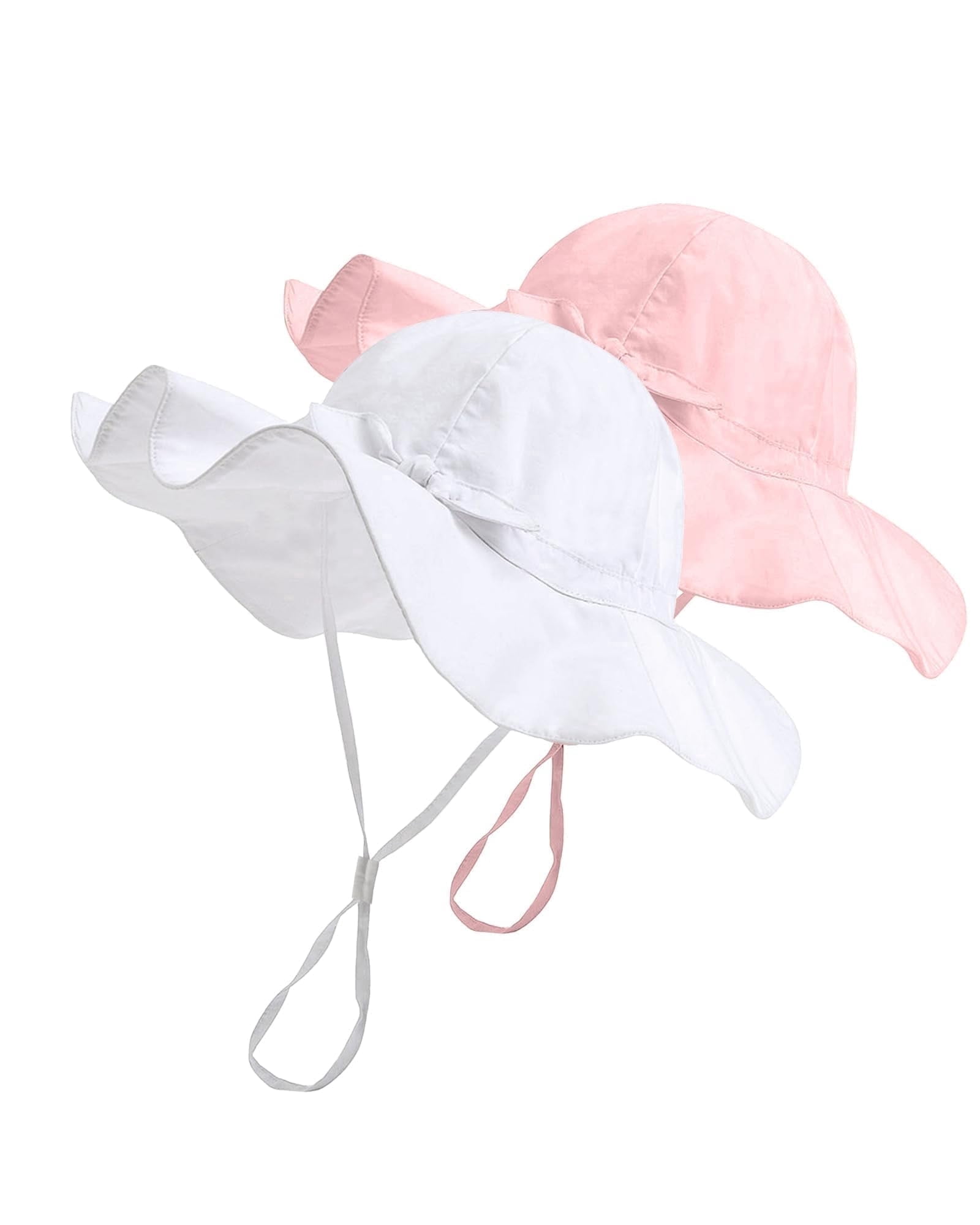 FURTALK 2PC Baby Sun Hat Toddler Beach Hats with UPF 50+ Sun Protection ...