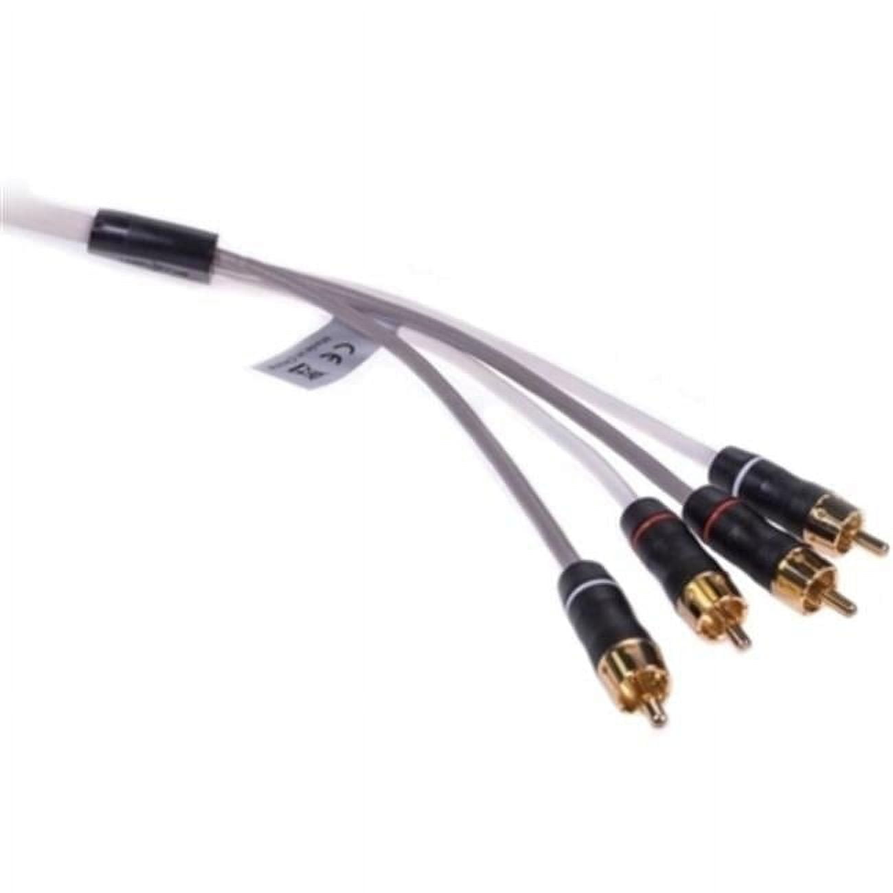 FUS-010-12618-00 6 ft. 4 Way Twisted Shielded RCA Cable - Walmart.com