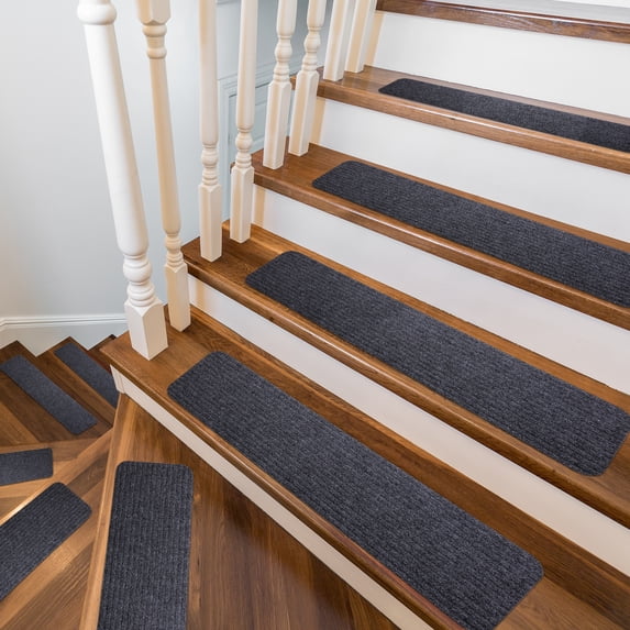 FUS Non-Slip Soft Carpet Stair Treads Anti Slip 8x30 Strips for Indoors ...