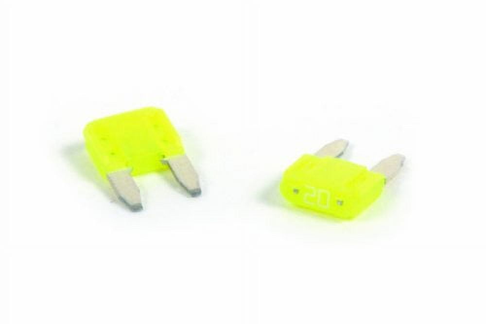 FUSE 20 AMP MINI BLADE YELLOW, 2 PACK, UL - Walmart.com
