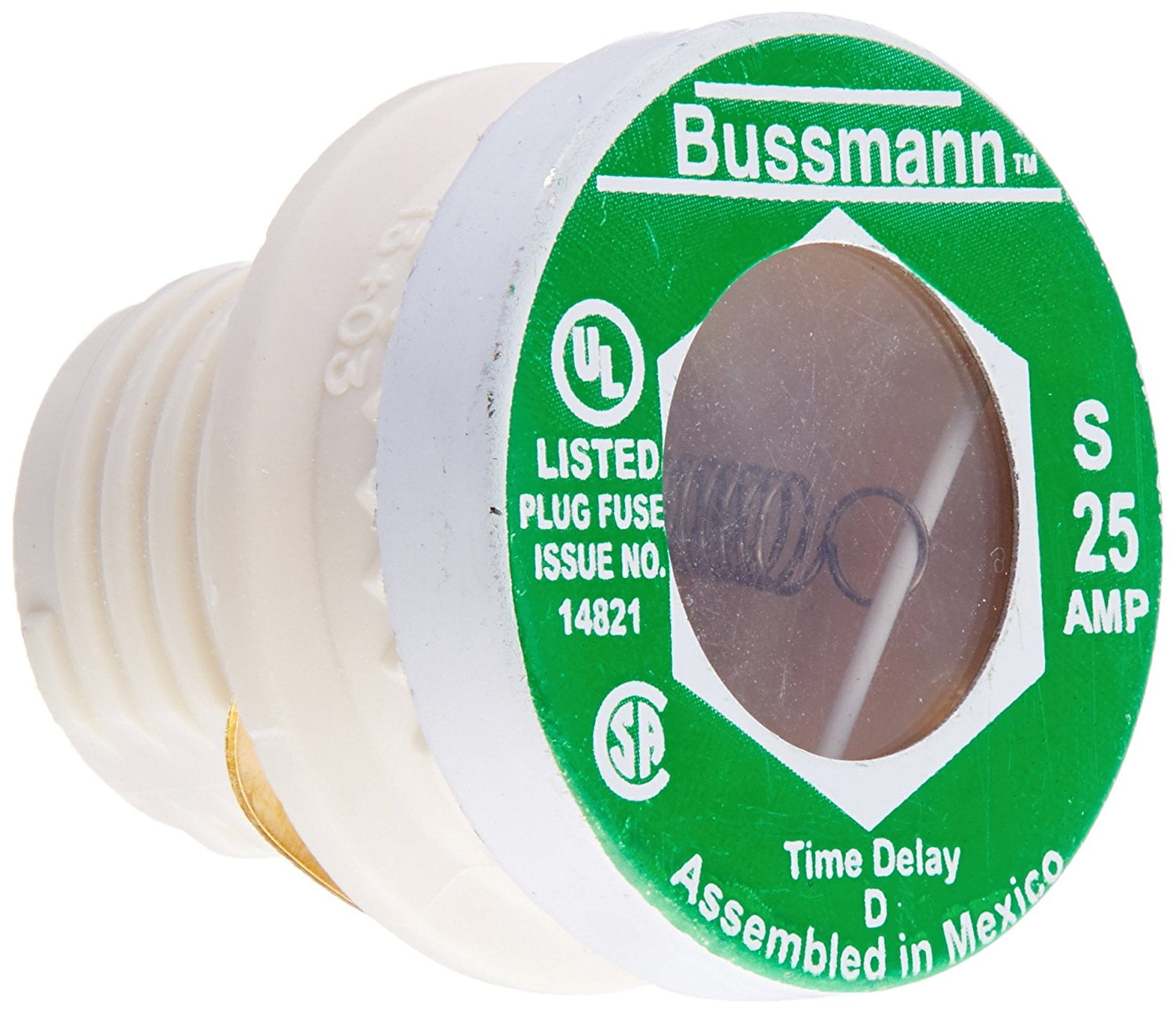 FUSE 25A 125V SLOW BLOW EDISON TYPE BASE ( 1 EACH) - Walmart.com