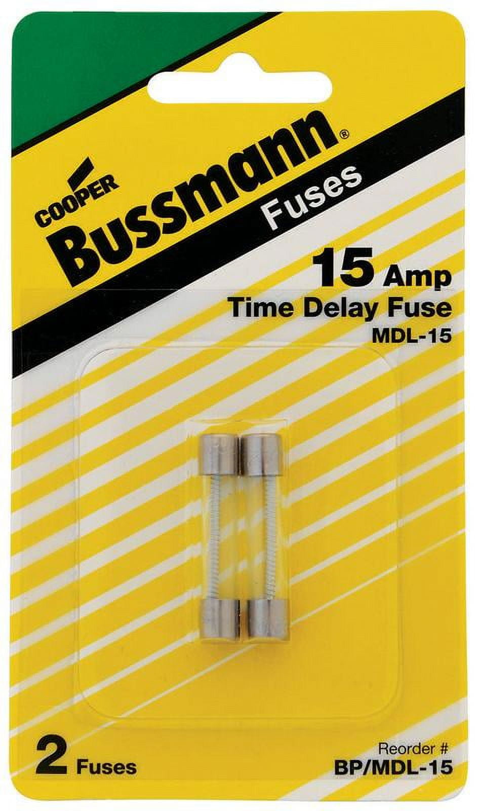 FUSE TIME DELAY GLASS 15AMP - Walmart.com