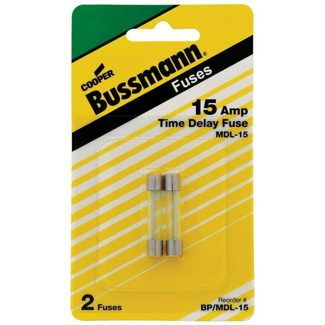 FUSE TIME DELAY GLASS 15AMP - Walmart.com