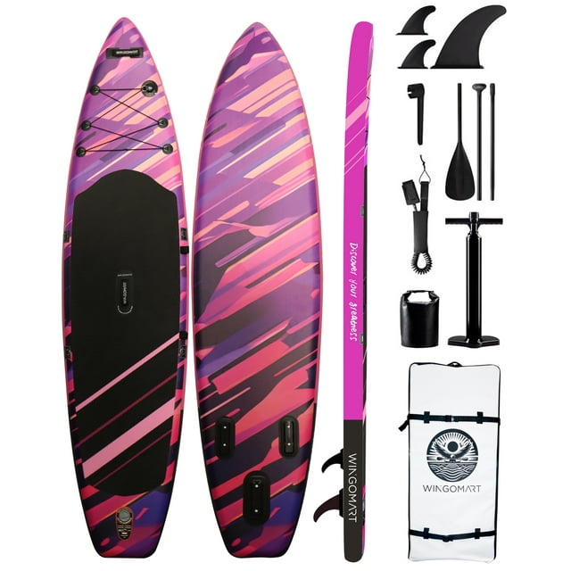 FUSION NEON 11FT x 33" Super Wide Inflatable Stand Up Paddle Board ...
