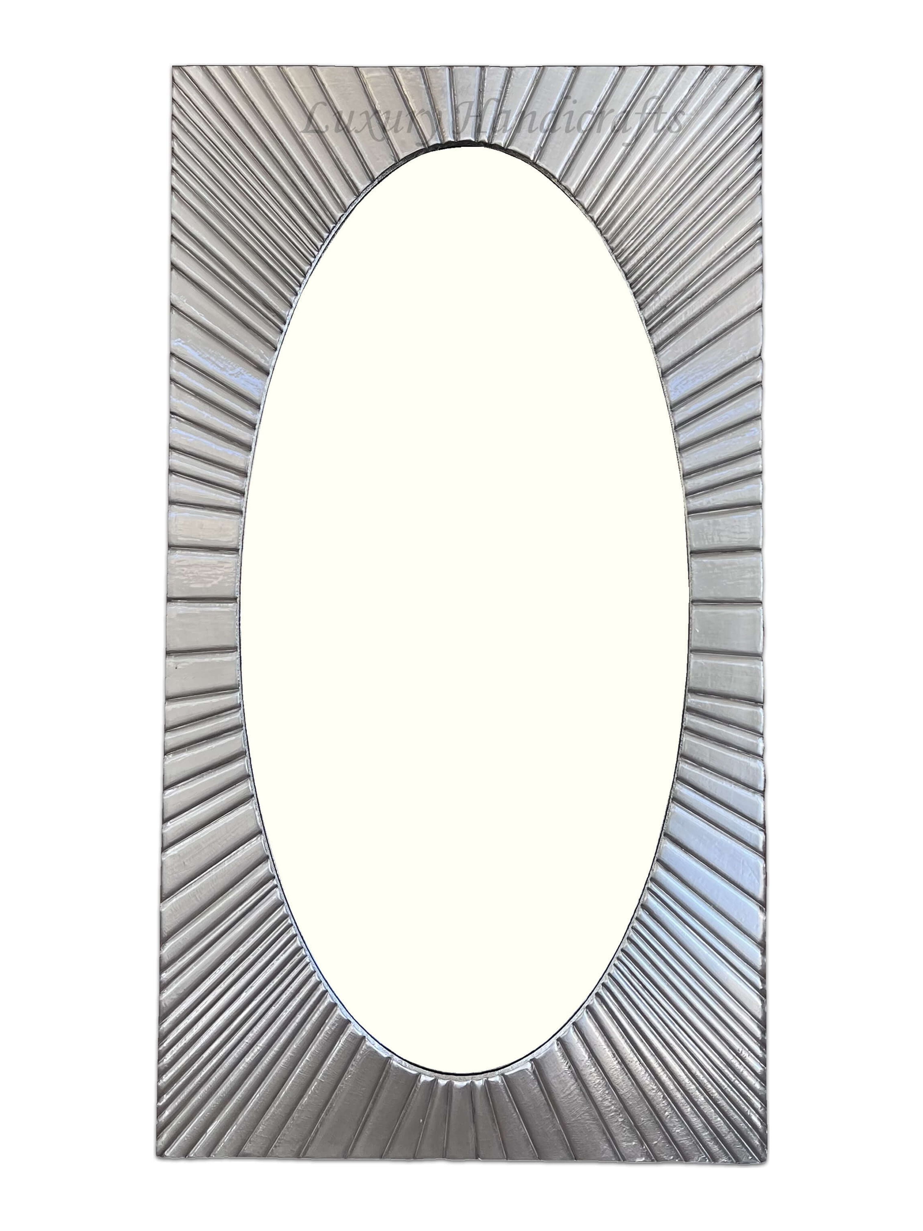 FUSION Silver Metal Mirror - Walmart.com