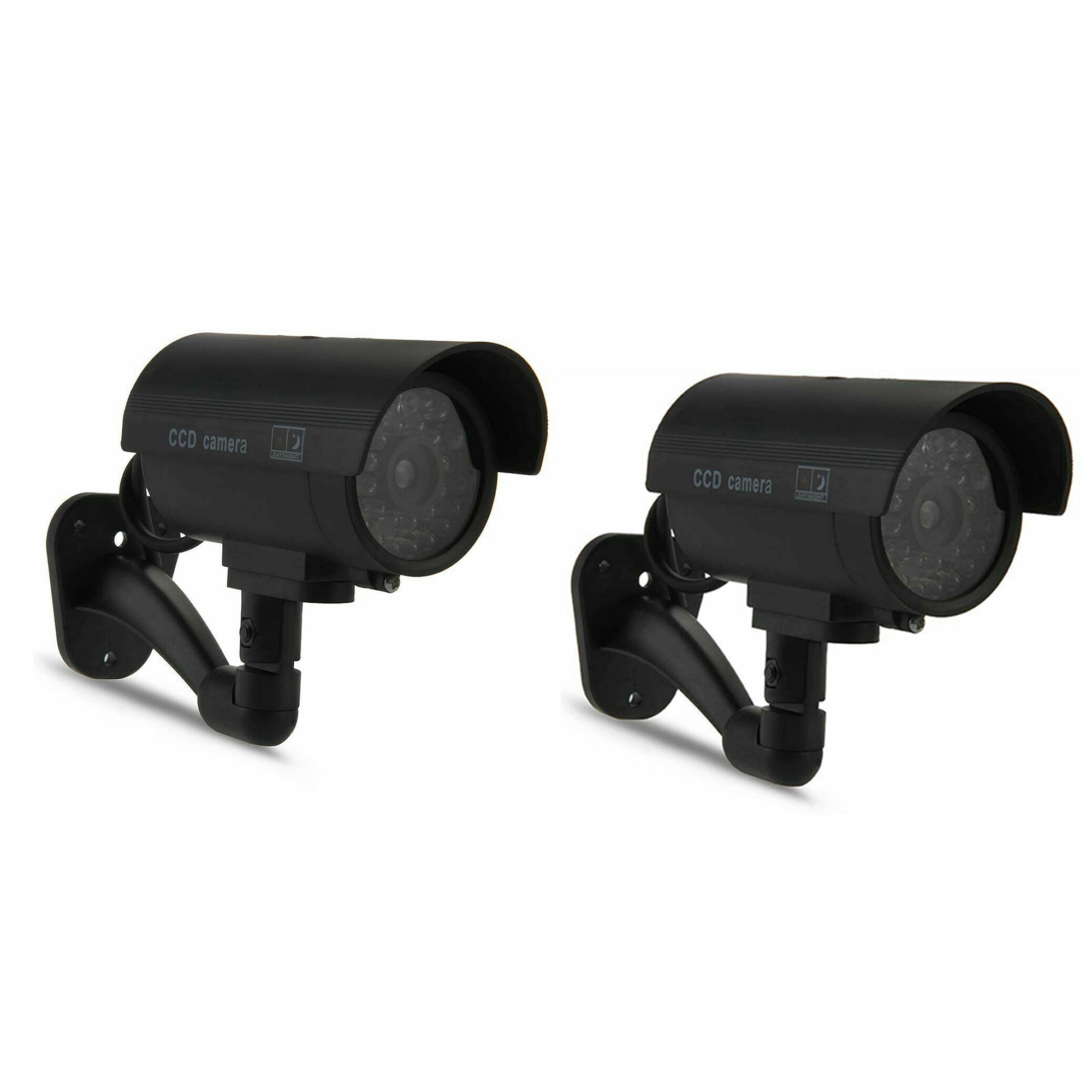 FUTATA 2-Pack Analog Security Camera System, Flashing Red LED Home ...