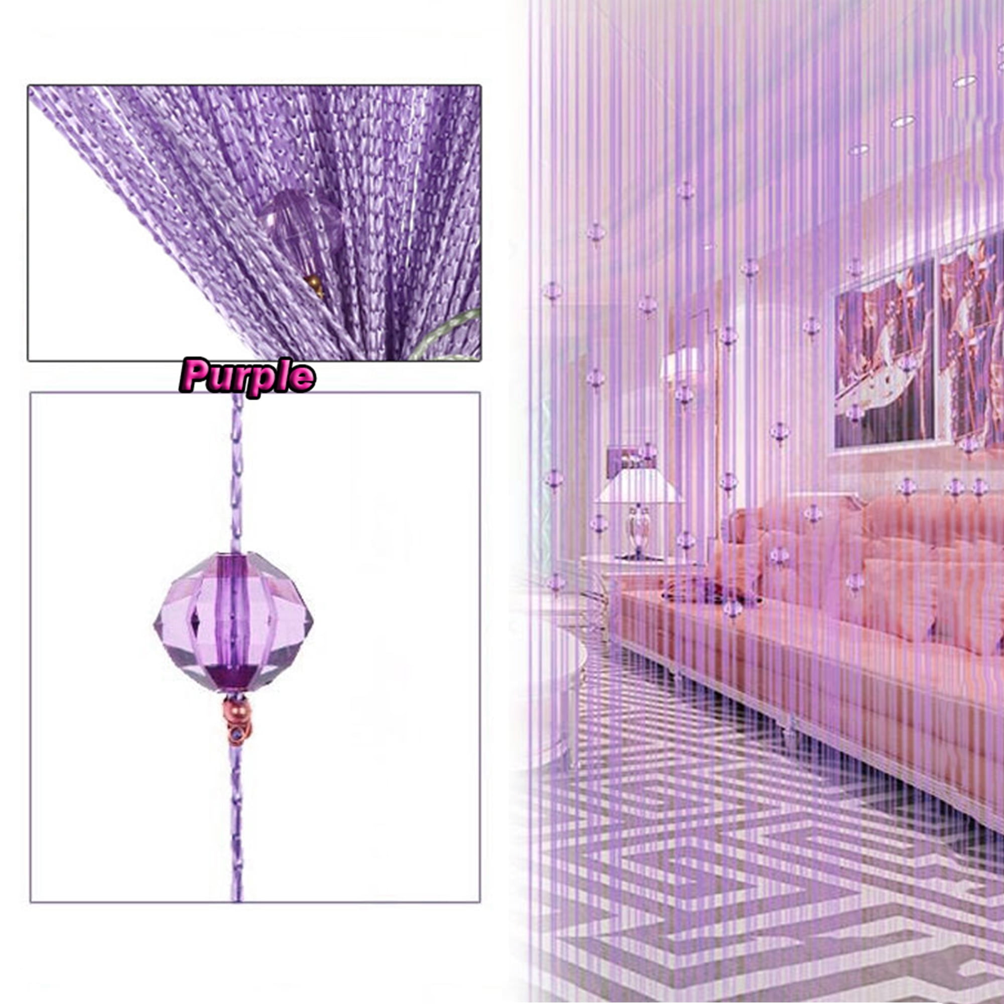 FUTATA Door String Curtain Beads Crystal Curtain Tassel Curtain Fly ...
