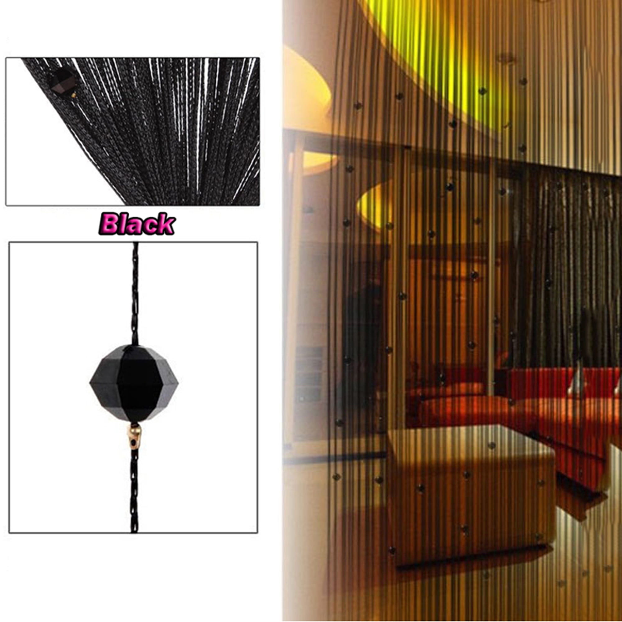 FUTATA Door String Curtain Beads Crystal Curtain Tassel Curtain Fly ...