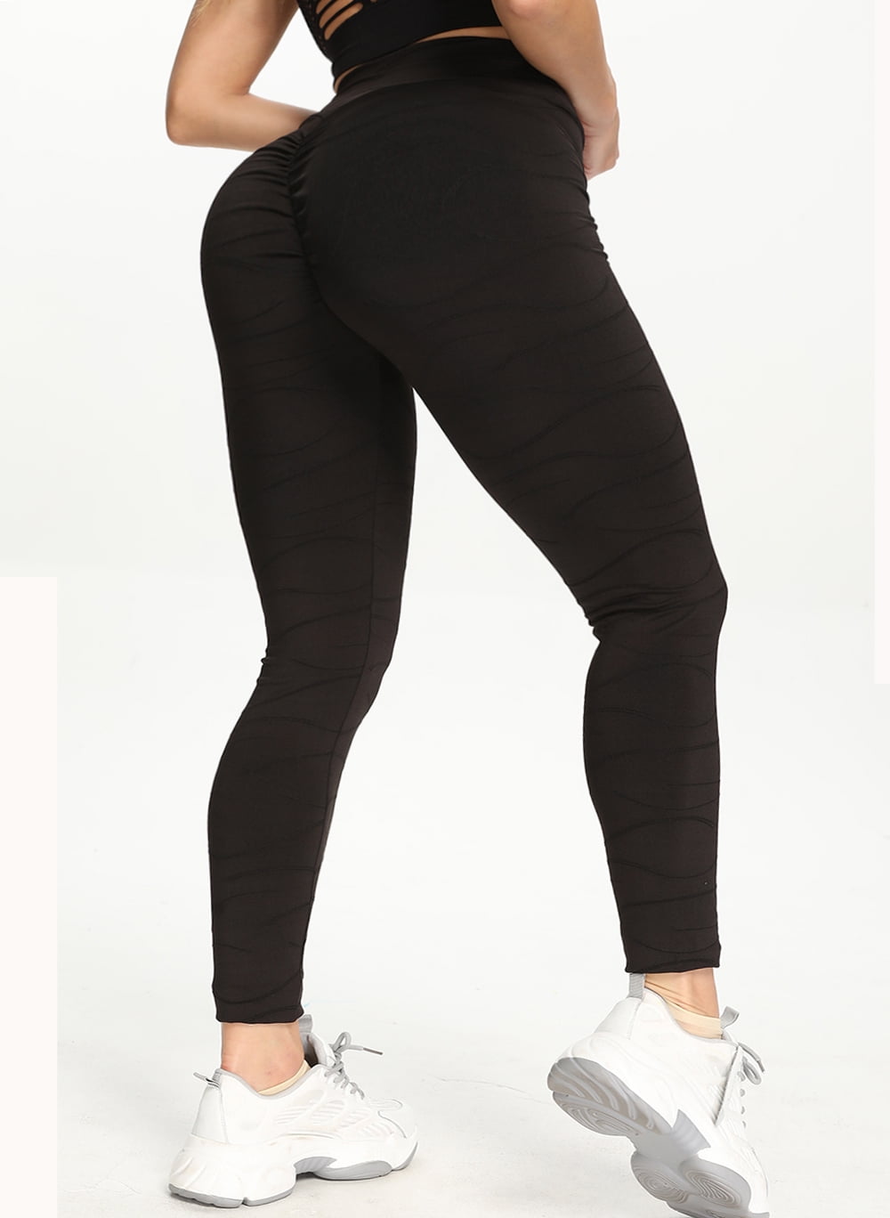 FUTATA Women's Butt Lift Booty Yoga Fitness Running Pants High Waisted ...
