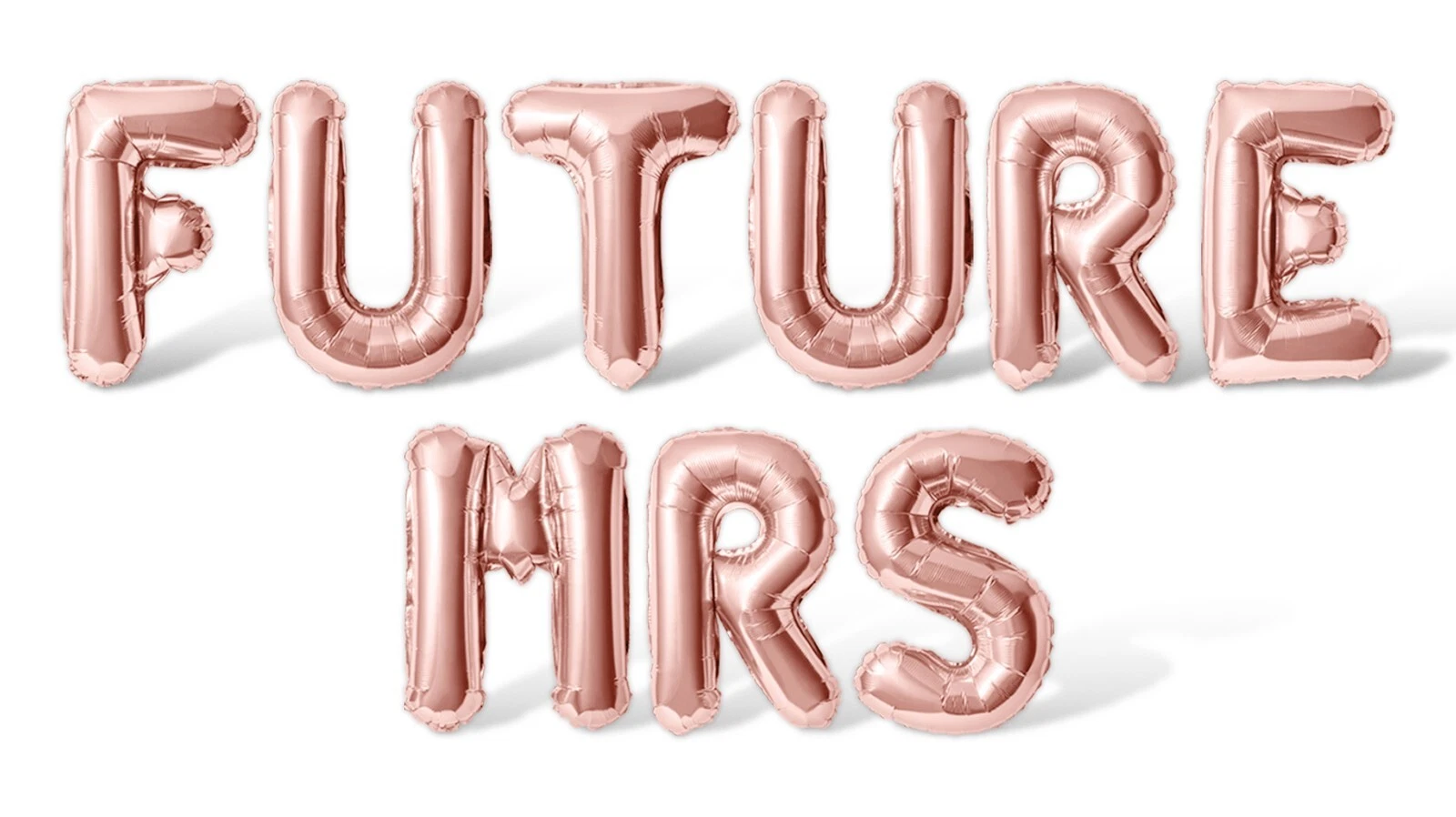 FUTURE MRS Letter Balloon Banner - Bridal Shower or Bachelorette ...