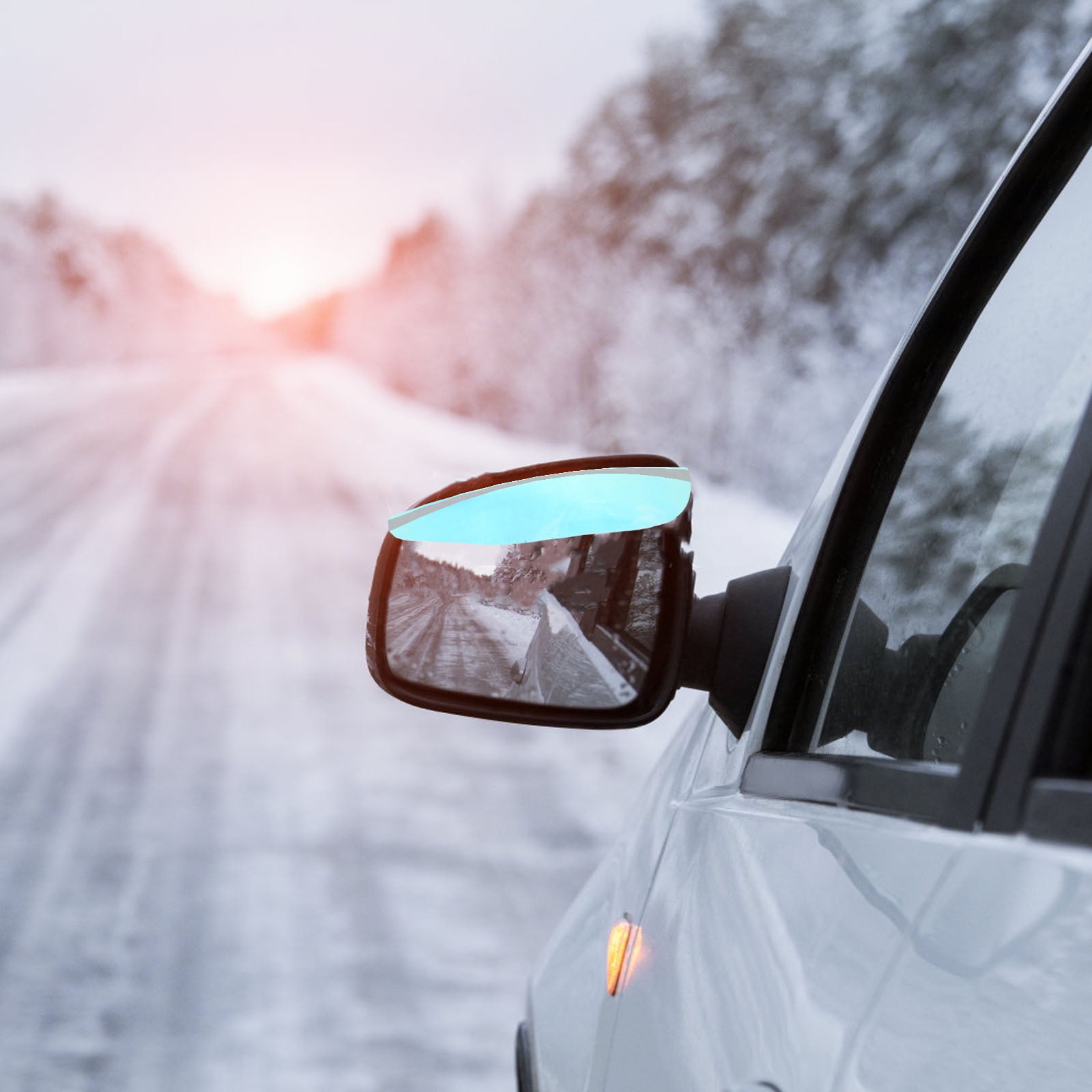 FUTUREORYY 1 Pair Acrylic Side Mirror Rain Shields for Car Side Mirrors ...