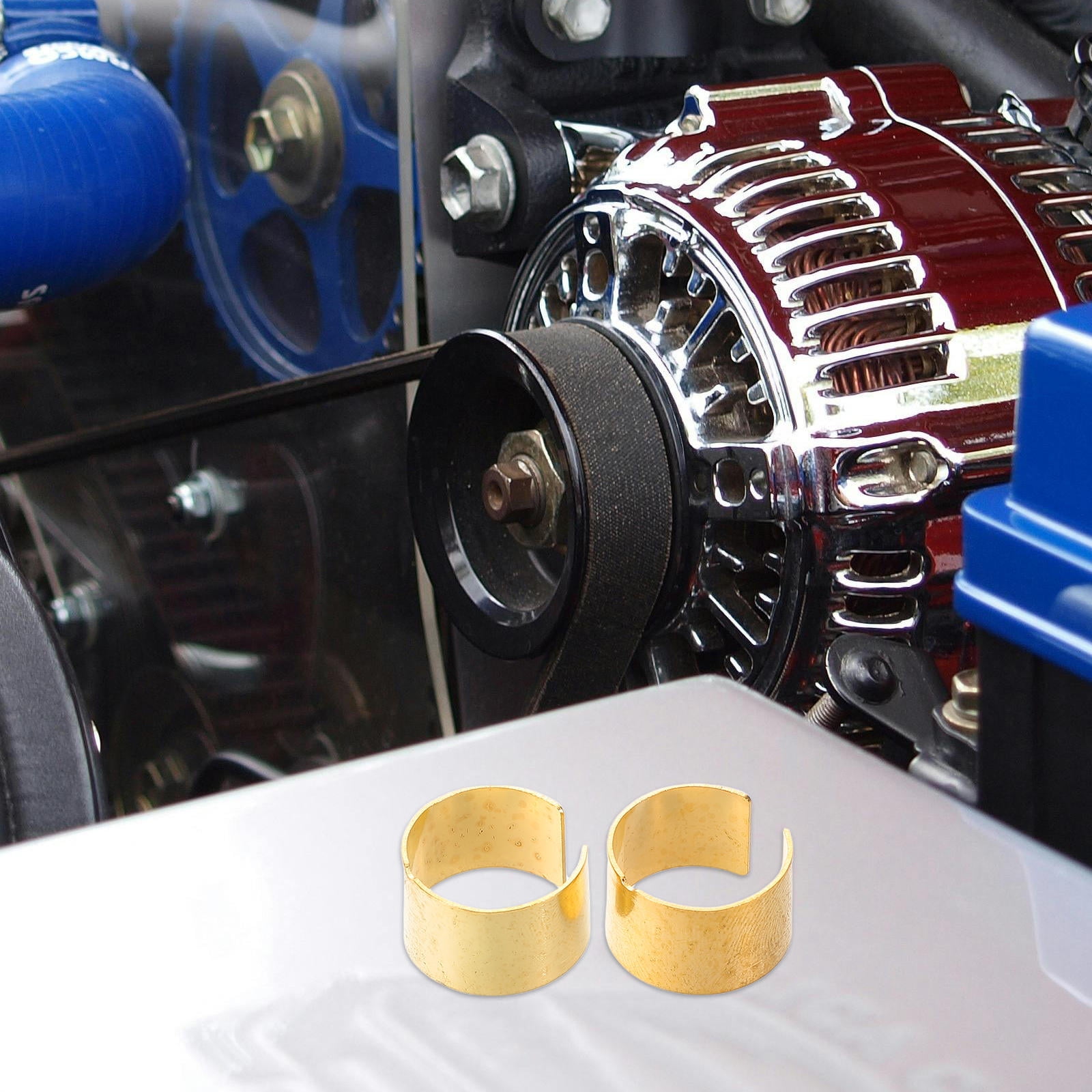 FUTUREORYY 1 Pair Golden Round Car Audio Battery Terminal for Battery ...