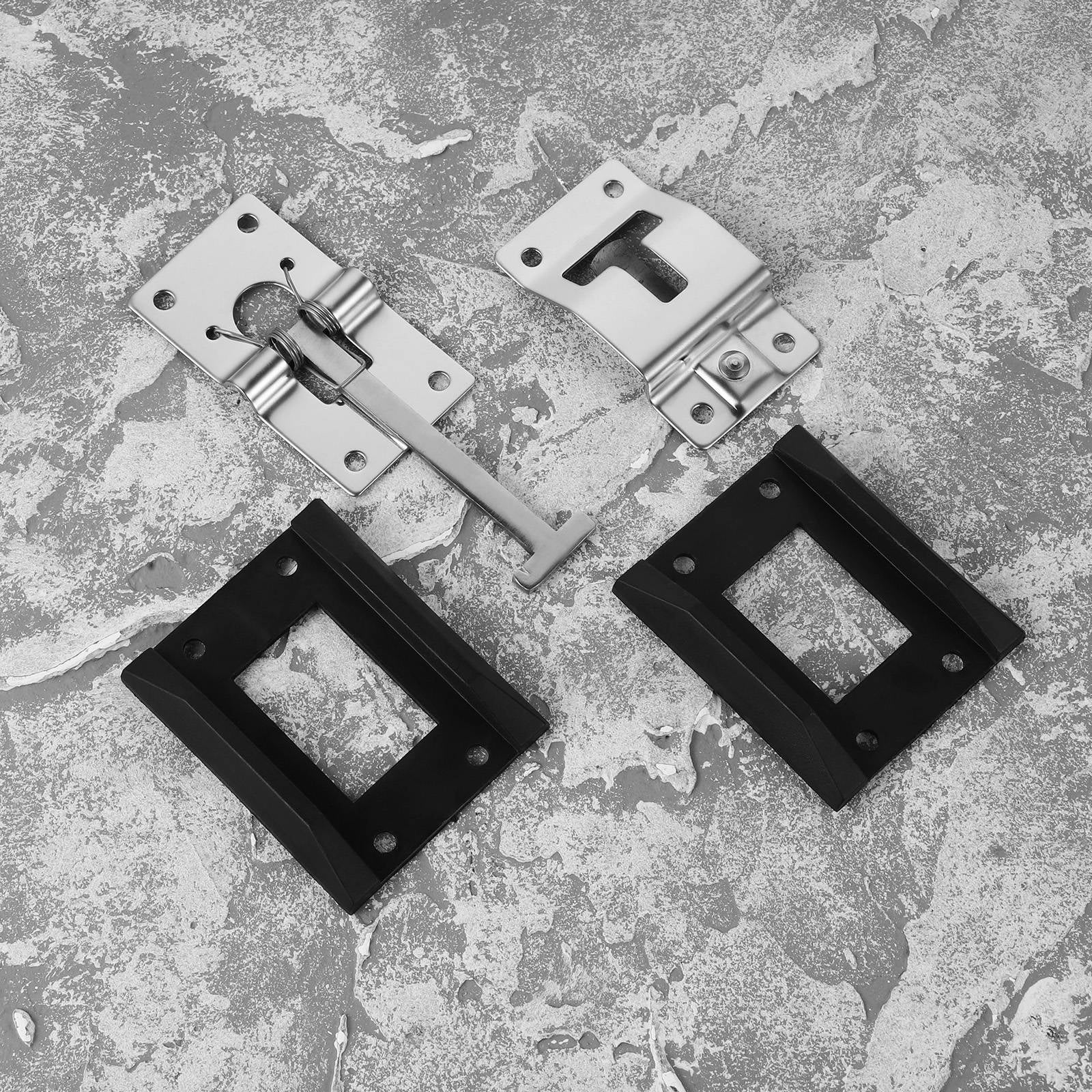 FUTUREORYY 1 Pair Metal Door Catch T-Style Entry Door Catch Heavy-Duty ...