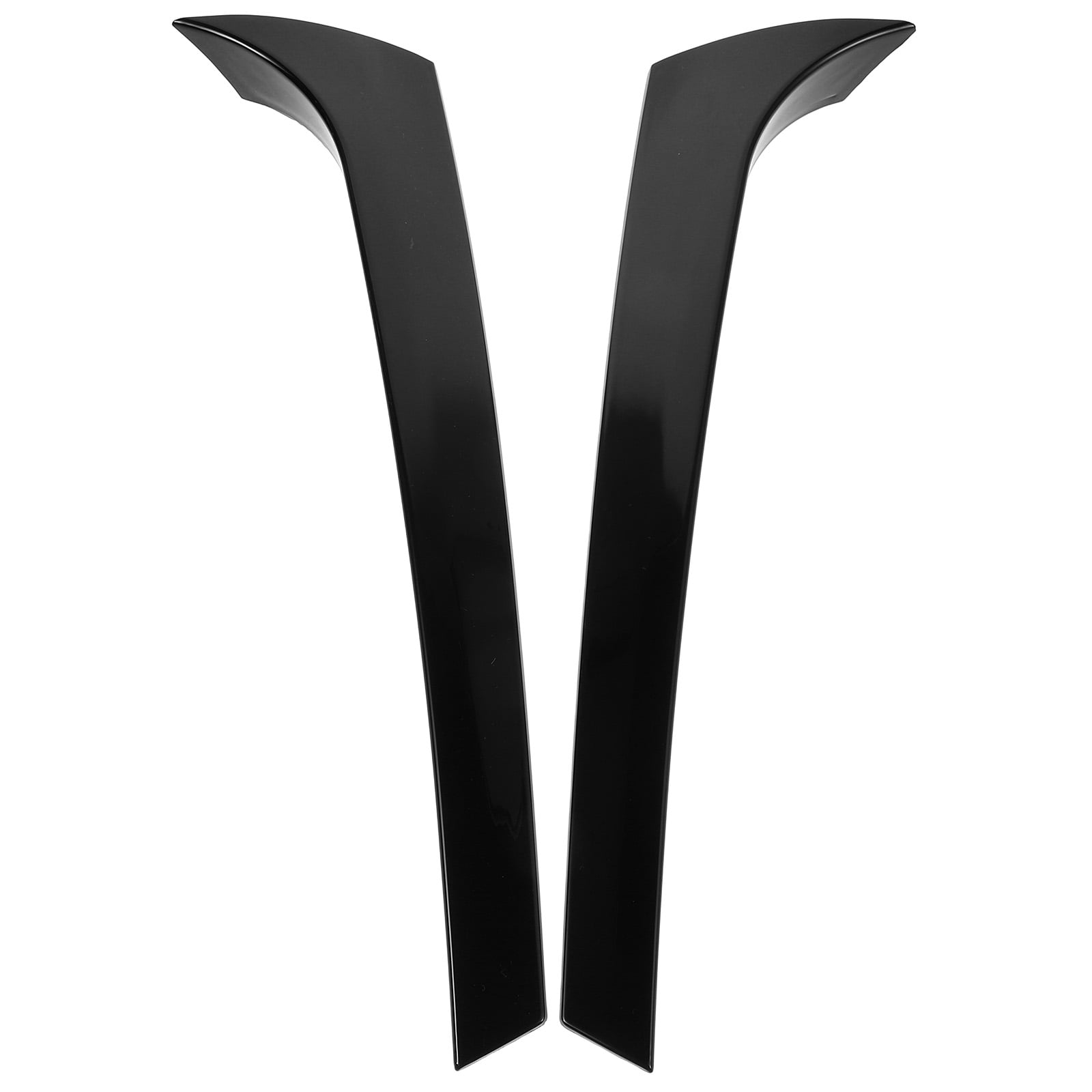 FUTUREORYY 1 Pair Side Wing Spoiler Black Plastic for Vehicle Aesthetic ...